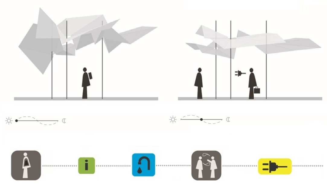Dune interactive multipurpose small pavilion – ABCLab